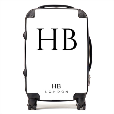 HB LONDON - The ORIGINAL Personalised Suitcases | Custom Logo Luggage ...