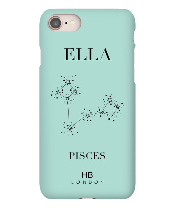 Personalised Pisces iPhone Case - HB LONDON