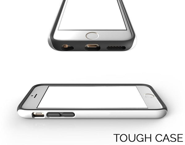 Personalised Navy Initial iPhone Case with White Font - HB LONDON